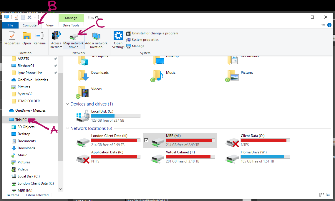 Drive Mapping (Network Drives) – Menzies