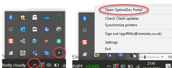How to setup OptimiDoc Printer – Menzies