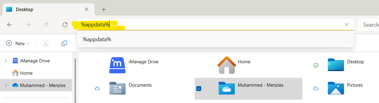 iManage Outlook Error – Menzies